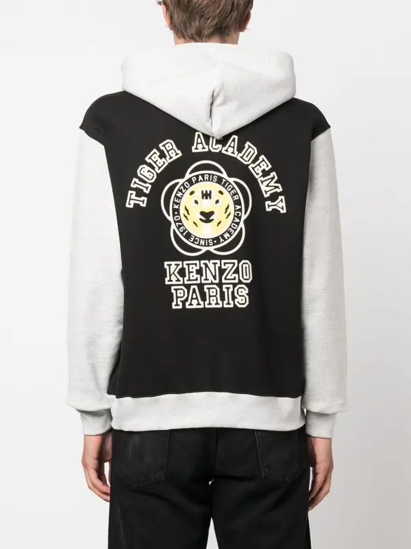 Kenzo Colour-block Stretch-cotton Hoodie