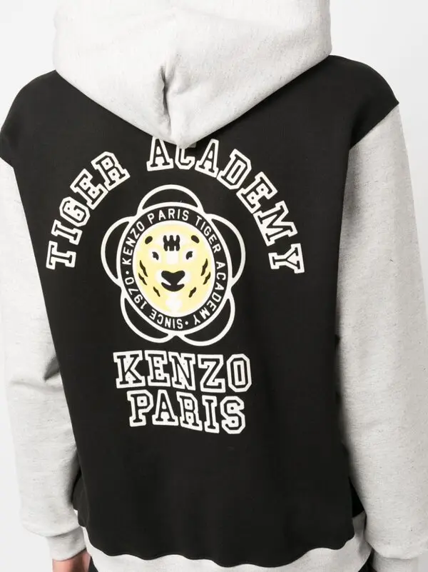 Kenzo Colour-block Stretch-cotton Hoodie