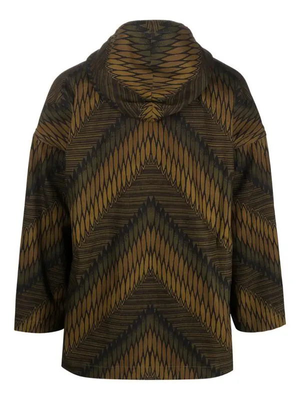PIERRE-LOUIS MASCIA Graphic-print Hooded Jacket