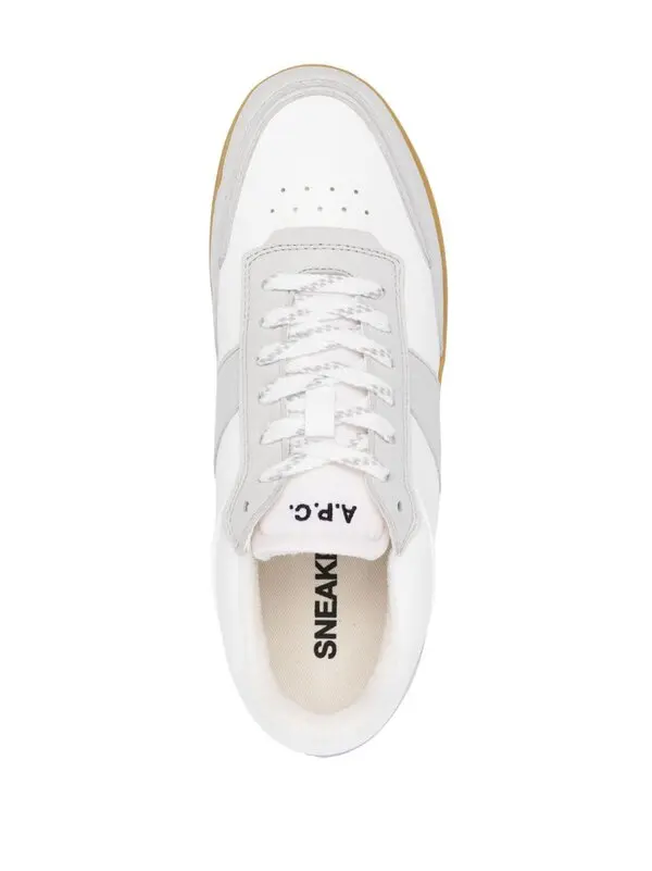 A.p.c. Logo-print Lace-up Sneakers