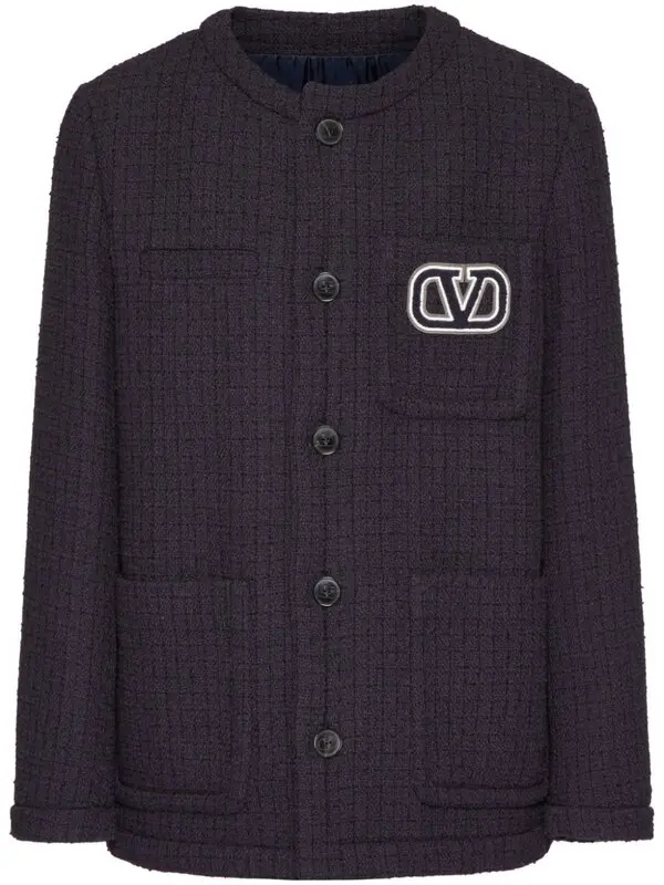 Valentino Garavani Vlogo Signature Tweed Jacket