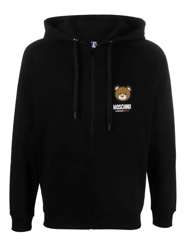 Moschino Leo Teddy-print Hoodie