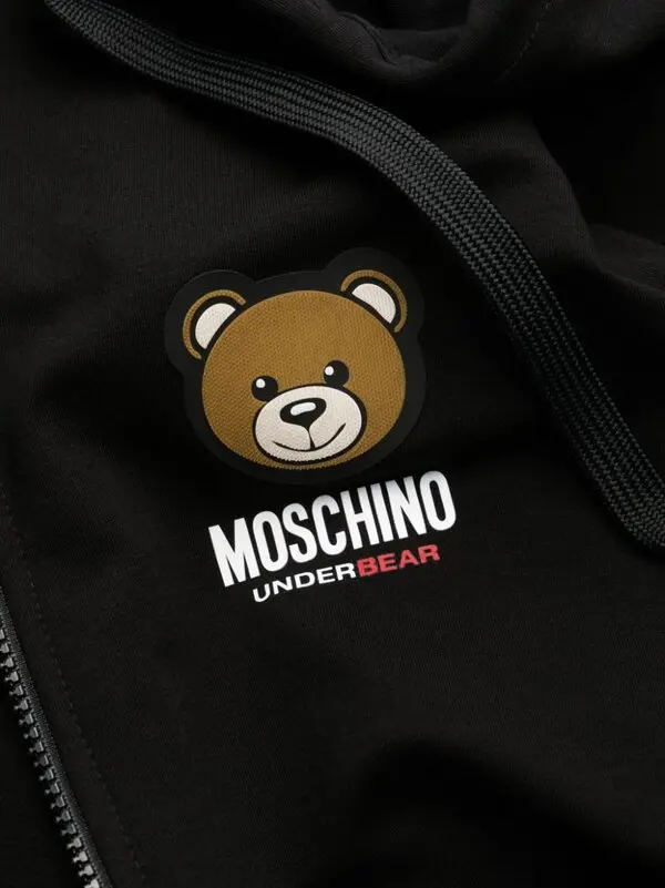 Moschino Leo Teddy-print Hoodie