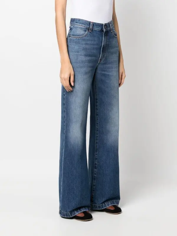 La DoubleJ High-waisted Flared Jeans