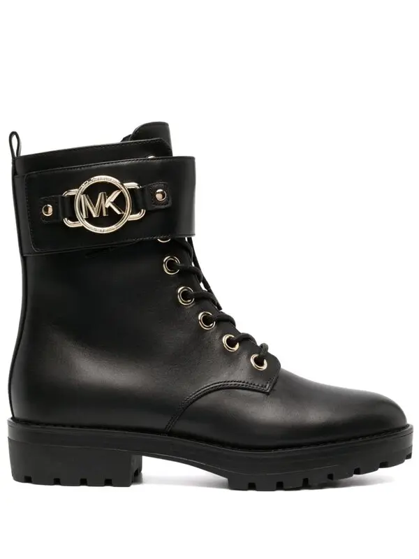 Michael Kors Rory Lace-up Leather Boots