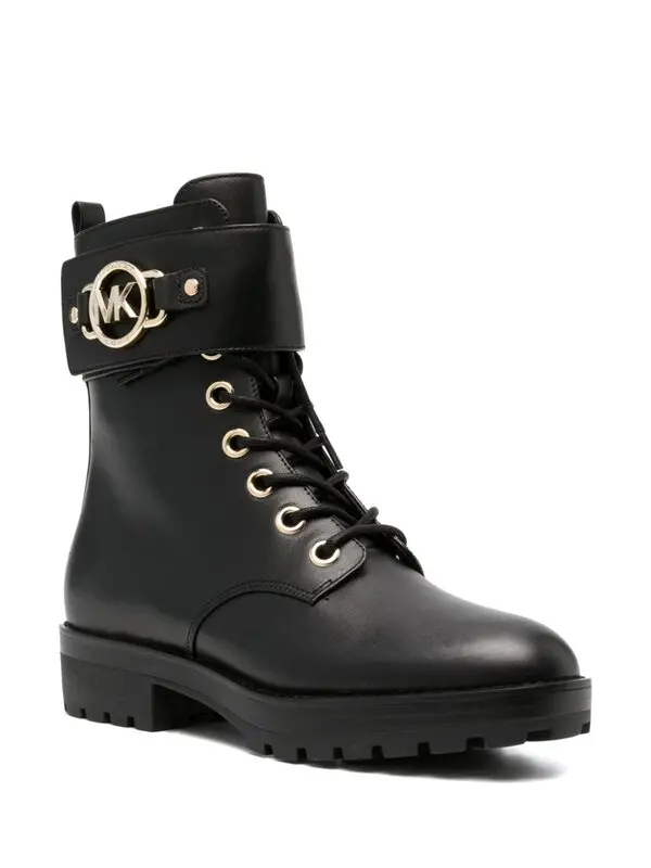 Michael Kors Rory Lace-up Leather Boots