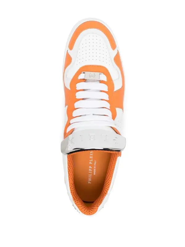Philipp Plein Logo-plaque Panelled Sneakers