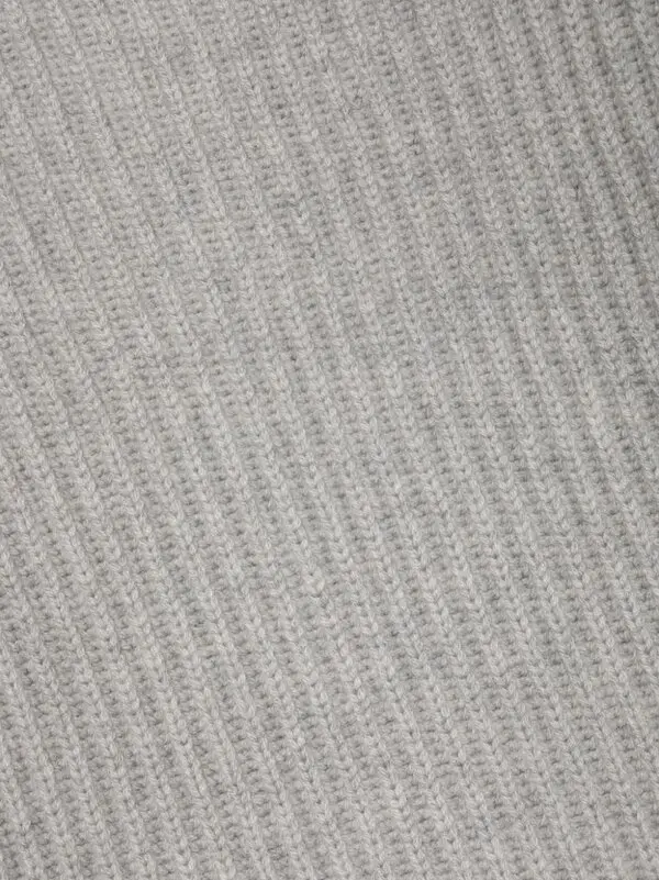 LISA YANG Ribbed-knit Cashmere Scarf