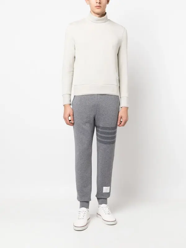 Thom Browne 4-bar Wool Track Pants - Grey