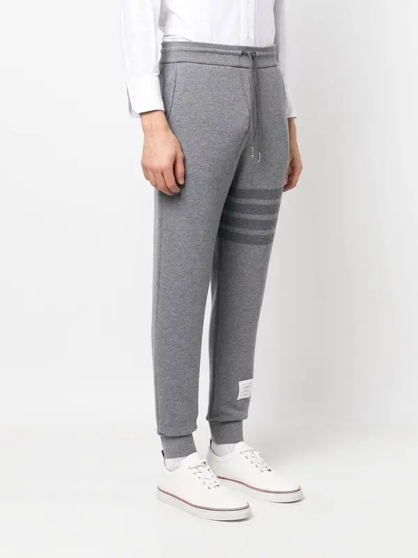 Thom Browne 4-bar Wool Track Pants - Grey