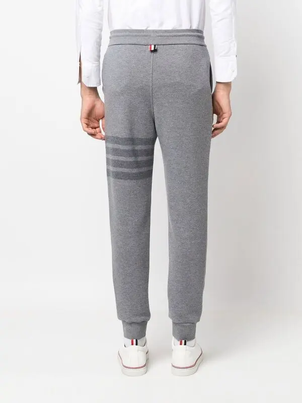 Thom Browne 4-bar Wool Track Pants - Grey