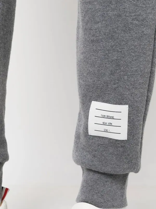 Thom Browne 4-bar Wool Track Pants - Grey