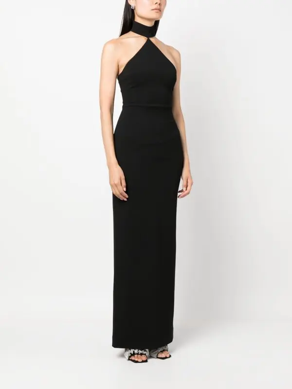 Solace London Blanca Halterneck Maxi Dress