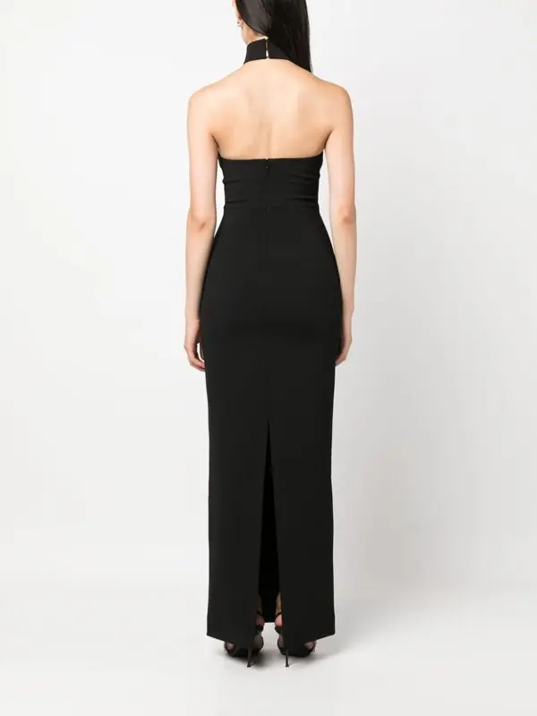 Solace London Blanca Halterneck Maxi Dress