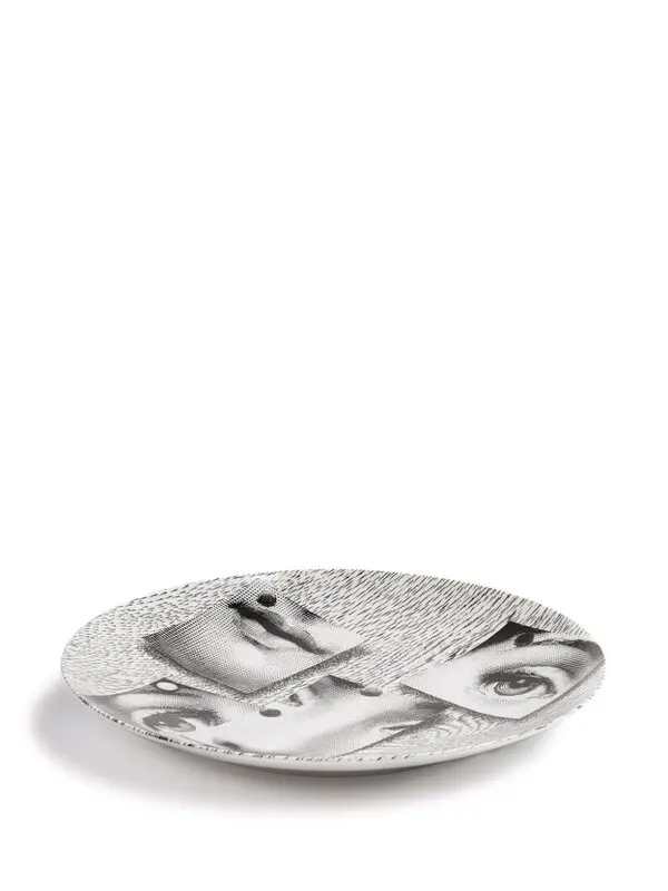 FORNASETTI Tema E Variazioni Porcelain Plate