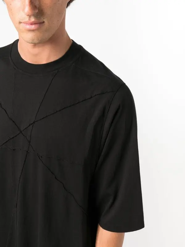 Rick Owens Jumbo Patchwork Organic Cotton T-shirt