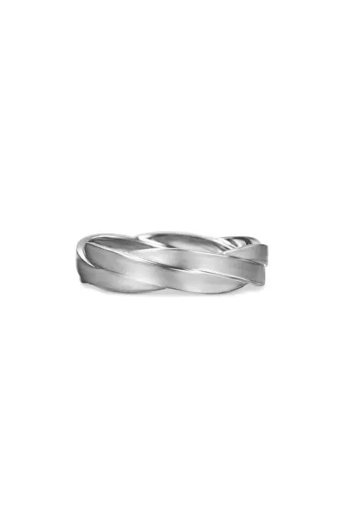 David Yurman Helios™ Twisted Band Ring - Silver