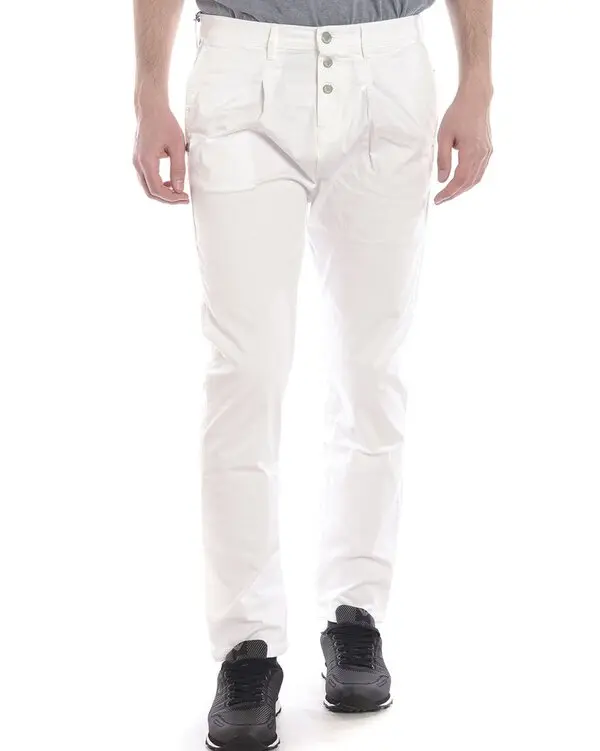 DANIELE ALESSANDRINI Trousers - White