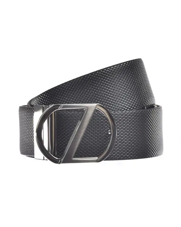 Zegna Leather Belt - Black