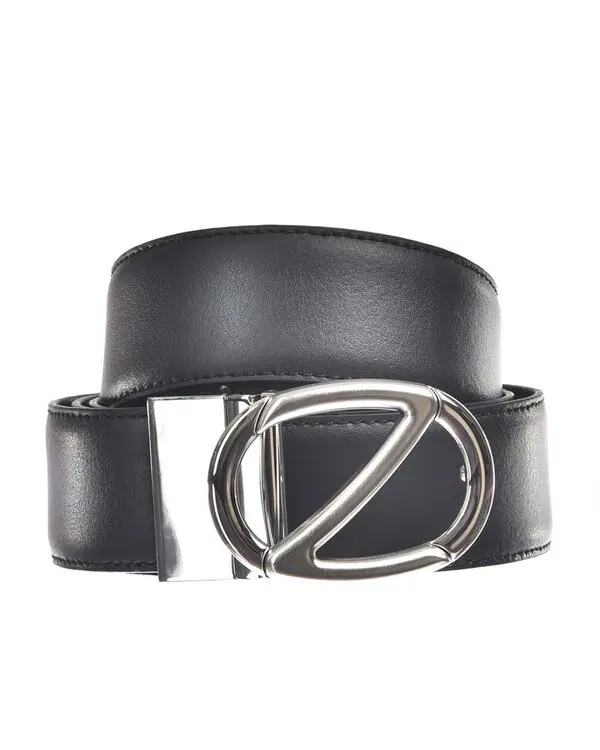 Zegna Leather Belt - Black