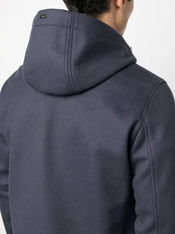 Herno Zip-up Hooded Coat