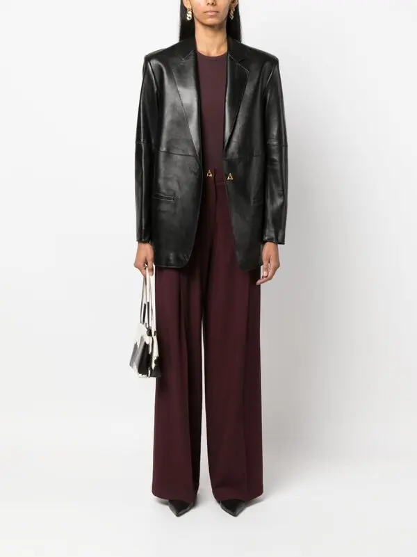 AERON Leather Blazer