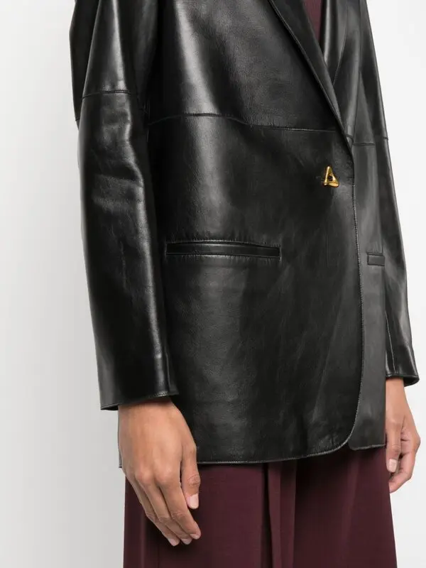 AERON Leather Blazer