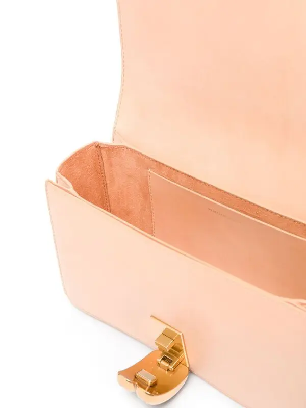 BY MALENE BIRGER Noval Leather Shoulder Bag - Neutrals