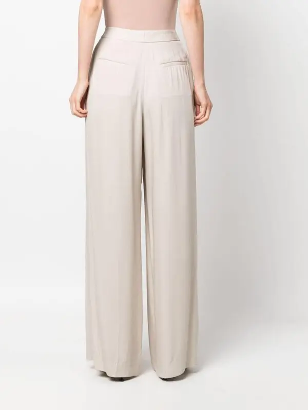 Fabiana Filippi High-waisted Wide-leg Trousers - Neutrals