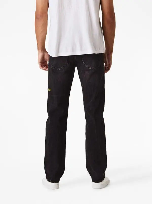 Ksubi Hazlow Knight Straight-leg Jeans - Black