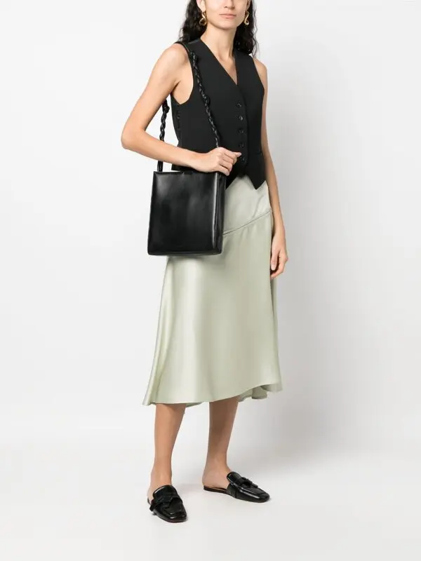 JIL SANDER Medium Tangle Shoulder Bag - Black