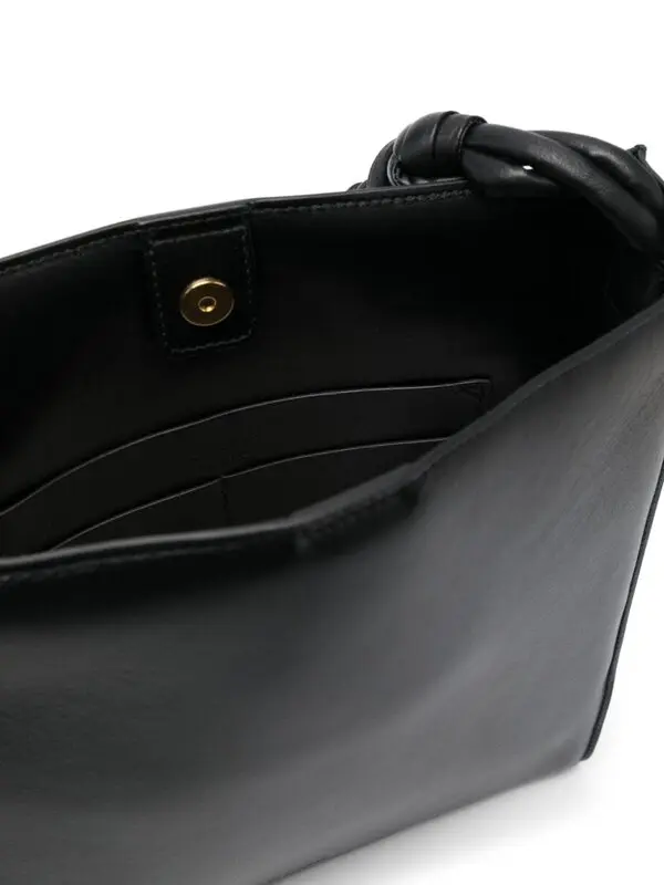 JIL SANDER Medium Tangle Shoulder Bag - Black