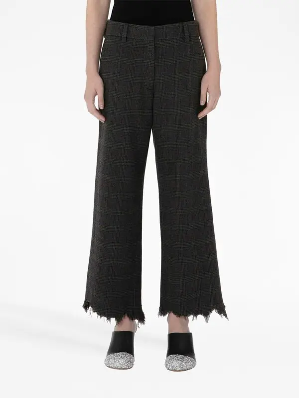 JW Anderson Distressed-effect Wool Trousers