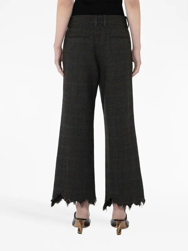 JW Anderson Distressed-effect Wool Trousers