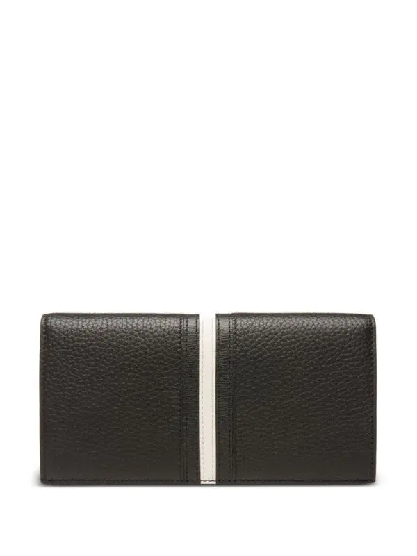 Bally Ribbon Continental Leather Wallet