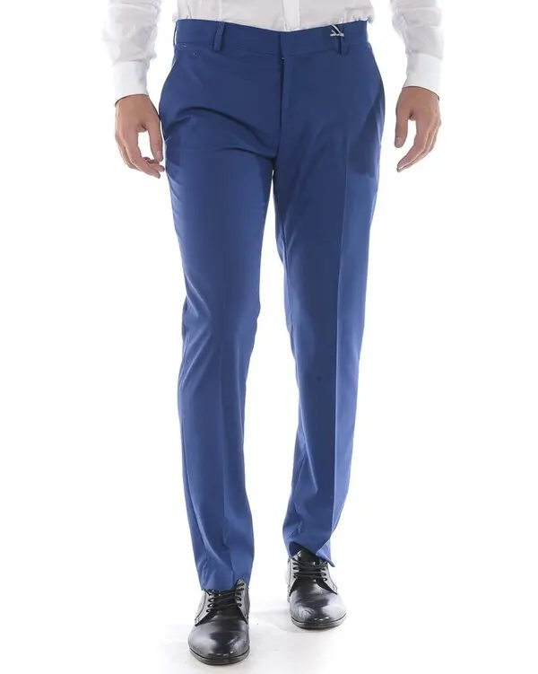 DANIELE ALESSANDRINI Slim Fit Trousers - Blue