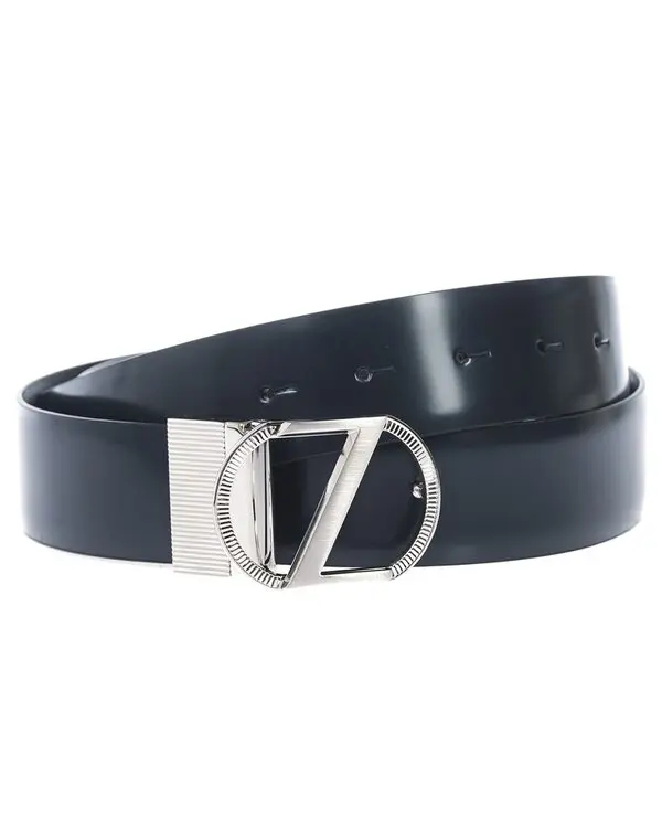 Zegna Leather Belt - Blue