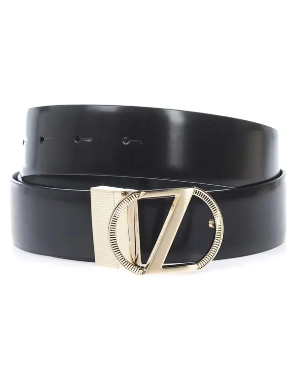 Zegna Leather Belt - Black