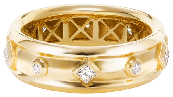 David Yurman Modern Renaissance Band Ring - Diamond