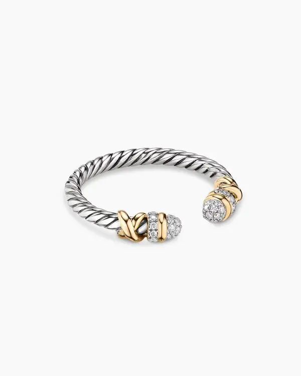 David Yurman Petite Helena Open Ring - Diamond