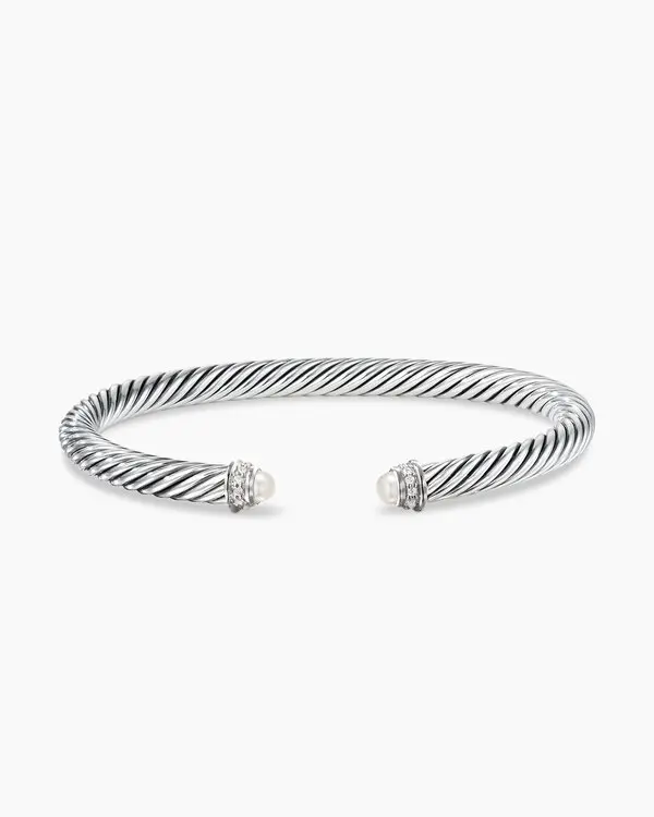 David Yurman Classic Cable Bracelet - Pearl
