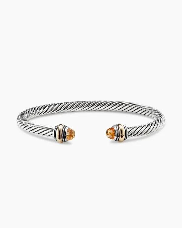 David Yurman Classic Cable Bracelet - Citrine