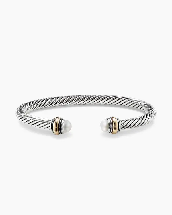 David Yurman Classic Cable Bracelet - Pearl