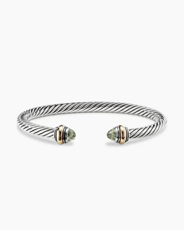 David Yurman Classic Cable Bracelet - Prasiolite