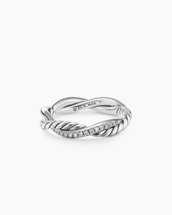 David Yurman Petite Infinity Band Ring - Diamond