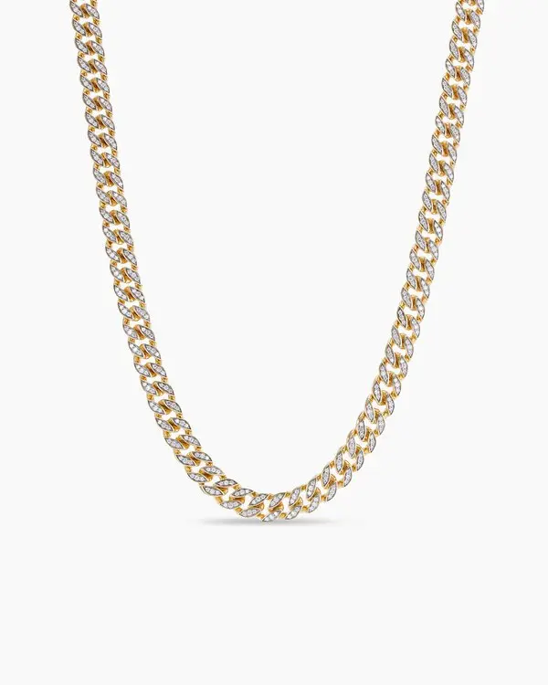 David Yurman Curb Chain Necklace - Diamond