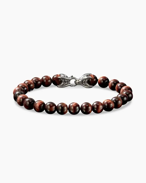David Yurman Spiritual Bead Bracelet - Red Tigers Eye