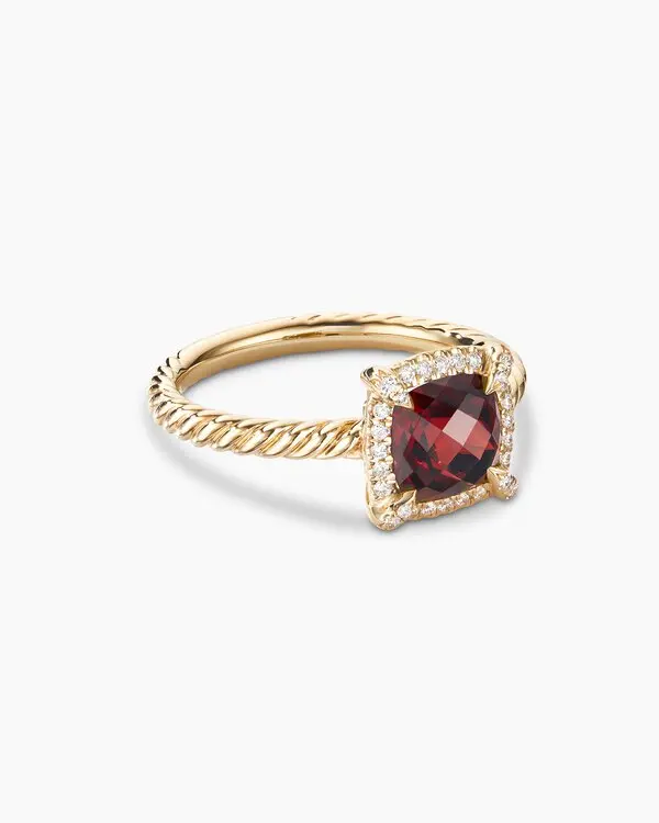 David Yurman Petite Chatelaine® Ring - Garnet