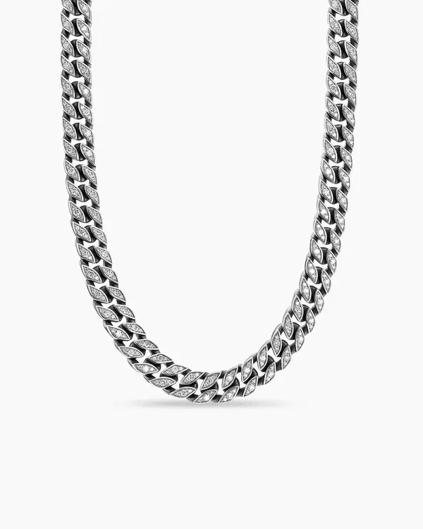 David Yurman Curb Chain Necklace - Diamond