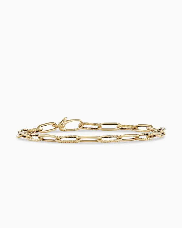 David Yurman Dy Madison® Chain Bracelet - All 18k Yellow Gold